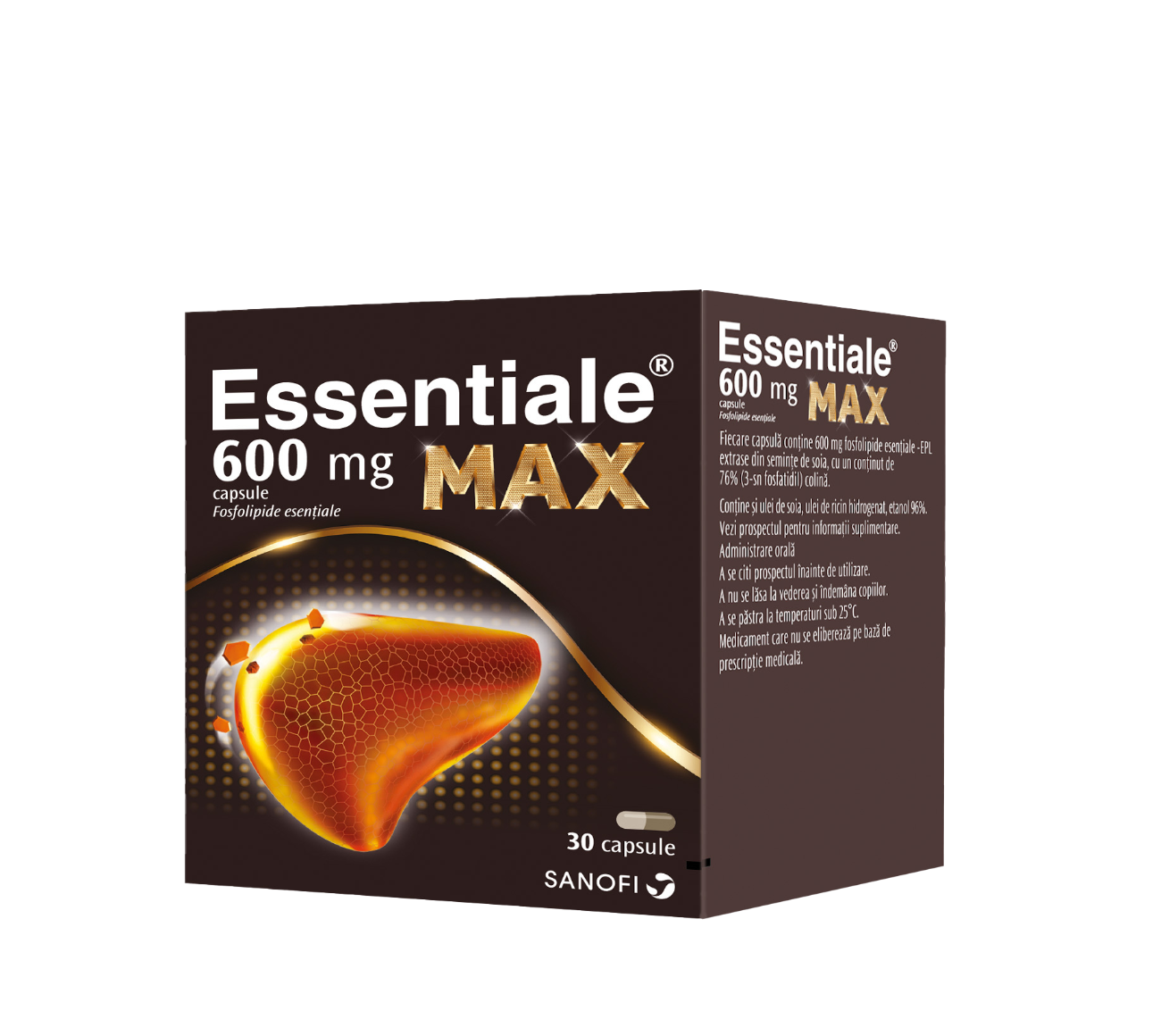 Susține sănătatea ficatului tău cu capsulele Essentiale® Max