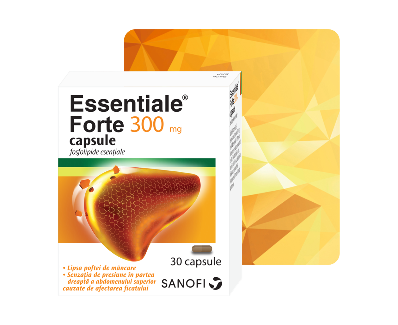 Susține sănătatea ficatului tău cu capsulele Essentiale® Forte